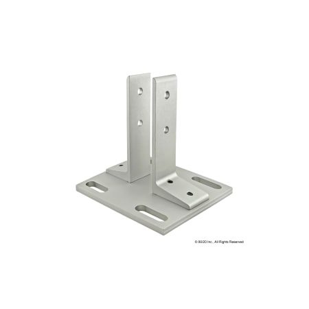 80/20 Floor Mount Base Plate 40-4040 40-2390 | Zoro