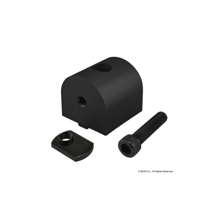 80/20 Black 15 S 90 Degree Pivot Nub 4388-BLACK | Zoro