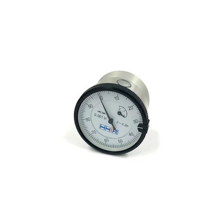 Hhip 0-0.20" Back Plunge Dial Indicator With 3/8" Stem 4400-0015 | Zoro