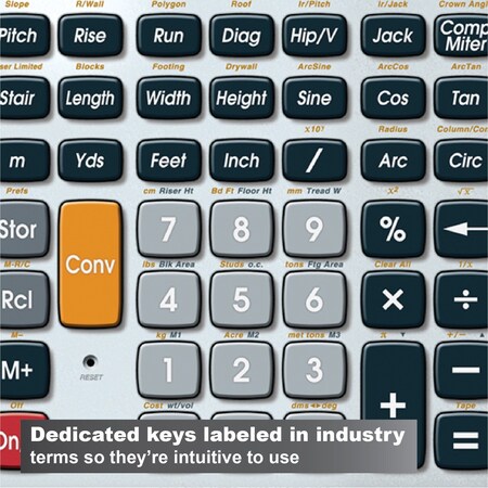 Calculated Industries Desktop Construction Calculator (44080) | Zoro