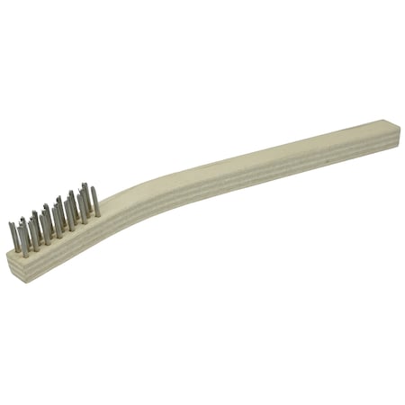 Weiler Small Hand Wire Scratch Brush, Stainless Steel, Fill Wood Block ...