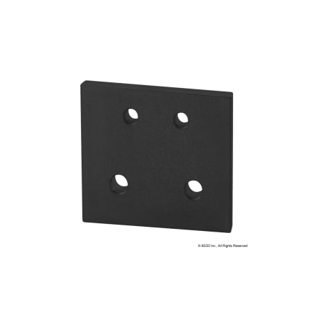80/20 Blk 10S To 15S 4 Hole Transition Plate 4515-BLACK | Zoro