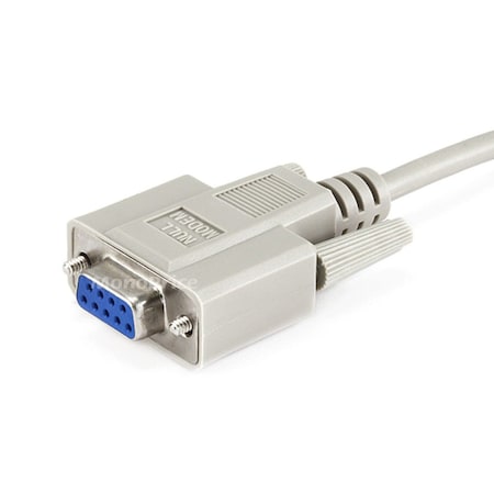 Monoprice Null Modem Db9 F/F Molded Cable, 10 ft. 478 | Zoro
