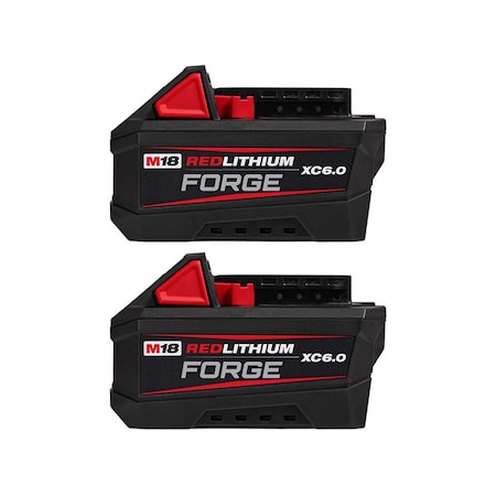 Milwaukee Tool M18 FORGE XC6.0 Battery 2-Pack 48-11-1861, 48-11-1861 | Zoro