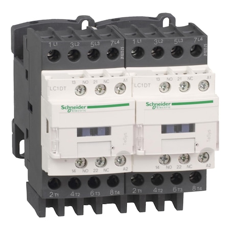 Schneider Electric IEC Magnetic Contactor, 1NC/1NO, 120V AC, 4 P ...