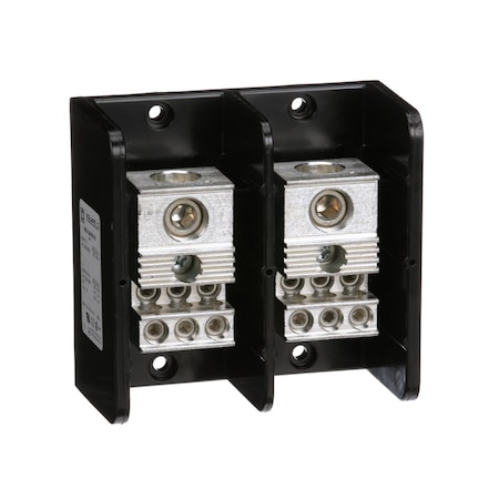 Square D Power Distribution Block, Open, 2 Pole, 380 A Copper, 600 V AC ...