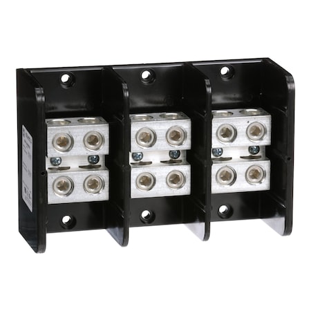 Square D Power distribution block, Linergy, 3 pole, 2 line, 2 load ...