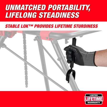 MILWAUKEE 6” Leveling Tripod Chain Vise (48-22-8690) | Zoro