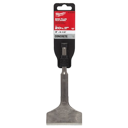 MILWAUKEE SDS PLUS Tile Chisel 3" X 6" (48-62-6058) | Zoro