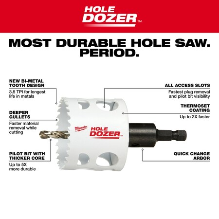 6 bi metal hole saw store