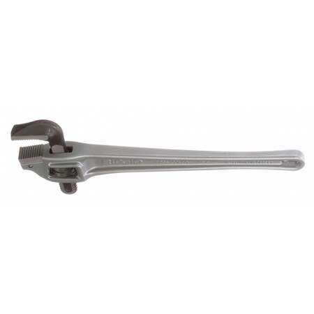 Ridgid 18" Aluminum Offset Pipe Wrench, Narrow Hook Jaw Parallel to ...