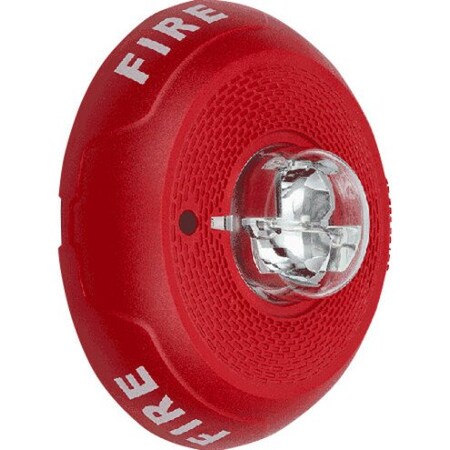 System Sensor Horn Strobe, Horn Strobe, Red PC2RL | Zoro