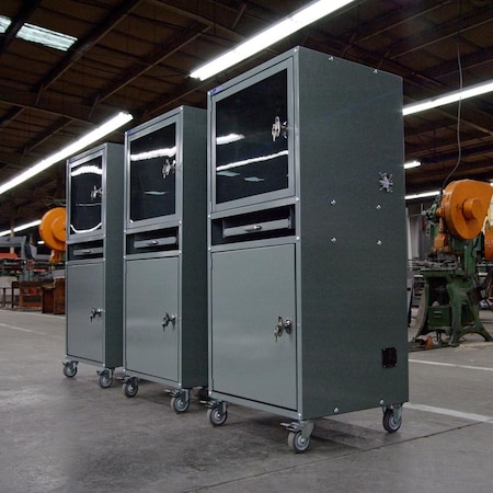 Stackbin Enclosed Computer Cabinet 4-ENCOMP | Zoro