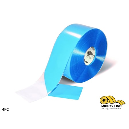 Mighty Line Floor Tape PVC Clear, 4" W x 100 ft. L, 50 mil Thick 4FC | Zoro