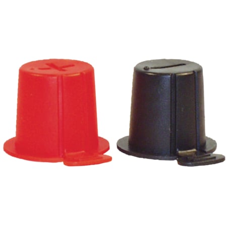 Quickcable Top Post, Rigid Battery Cap, Black, PK50 501010-050 | Zoro