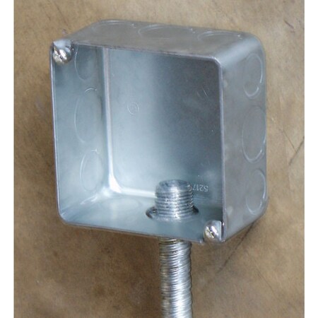 Southwire Electrical Junction Box, 30 cu. in., Square Box Type, .0625 ...