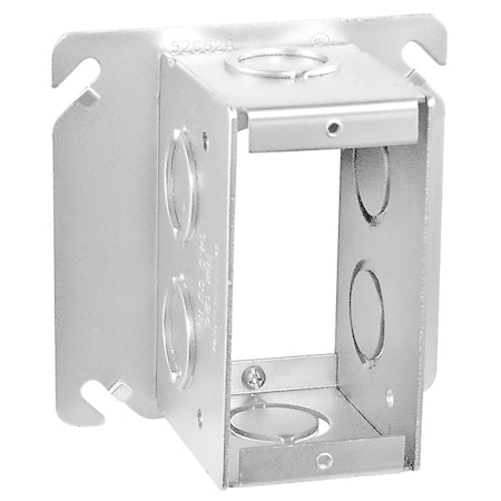 Southwire Four Square 1-Gang Extra Deep Device Ring Welded 3-1/2" Raised 52C28 | Zoro