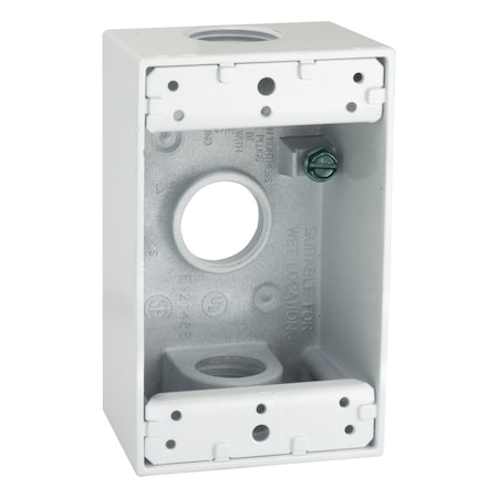 Bell Outdoor Weatherproof Electrical Box, Gang Box Type, Aluminum 5324 ...