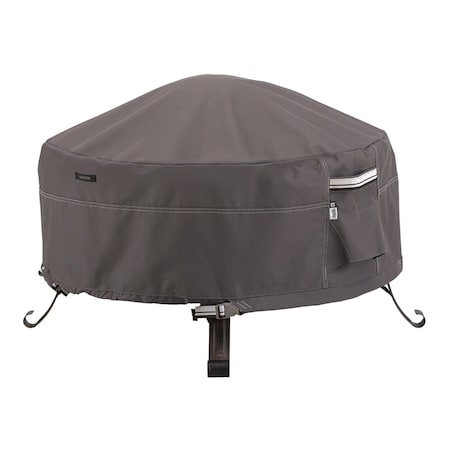 Classic Accessories Large Full Round Fire Pit Cover, Grey 55-485-015101 ...