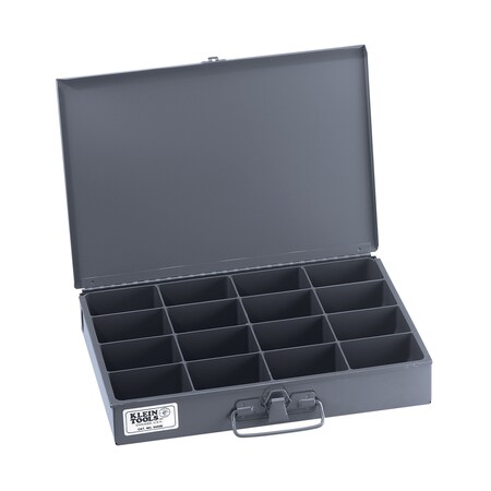 Klein Tools Mid-Size 16-Compartment Storage Box with 16 compartments ...