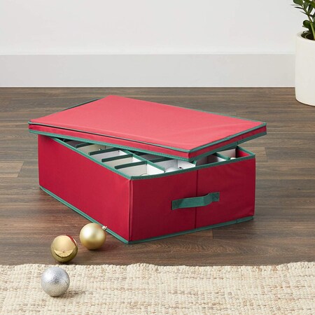 Homz Holiday Storage, Red/Green, Polyester 5831107EC.01 | Zoro