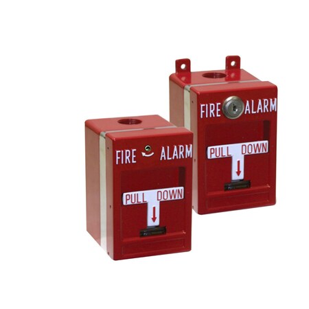 Edwards Signaling weatherproof pull station sgl action key MPSR1-S45W ...