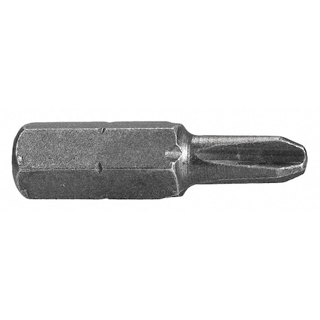 Apex Tool Group Insert Bit, No. 2 Fastening Tool Tip Size, 1 in Overall ...