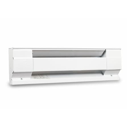 Cadet Electric Baseboard Heater, 30 in, 500W, 120V, White 2F500-1W | Zoro