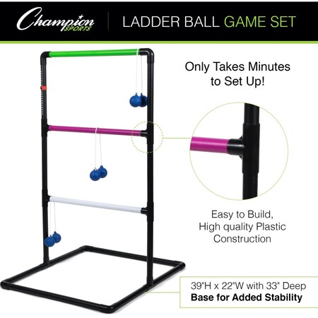 Champion Sports Ladder Golf Set, w/Case LGSTSET | Zoro