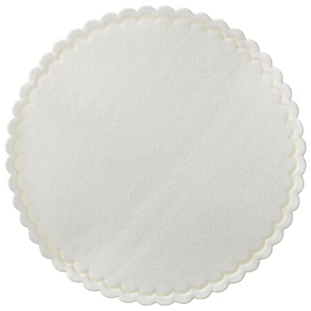 Hoffmaster Cellulose Coaster, 4" Dia., White PK1000 876075 | Zoro