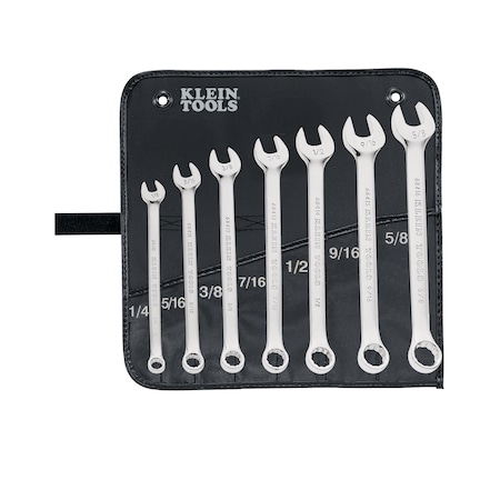 Klein Tools Combination Wrench Set, 7-Piece 68400 | Zoro