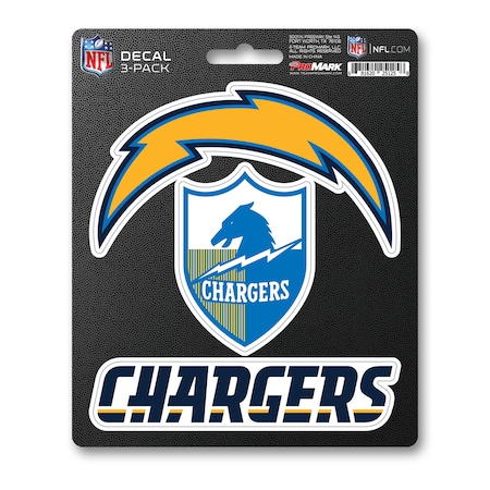 Fanmats NFL Los Angeles Chargers Decal Stickers 60968 | Zoro