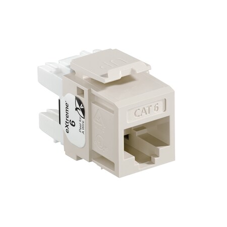 Leviton 1-Port Mod Jack 110 8W8P Utp, T568A/B Cat6 Quickport 61110-RT6 ...