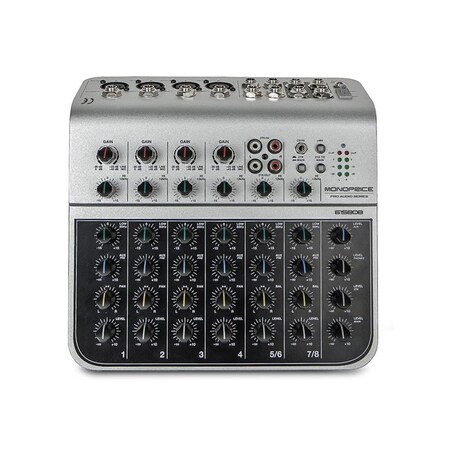 Monoprice Audio Mixer, Usb, 8 Channel 615808 | Zoro