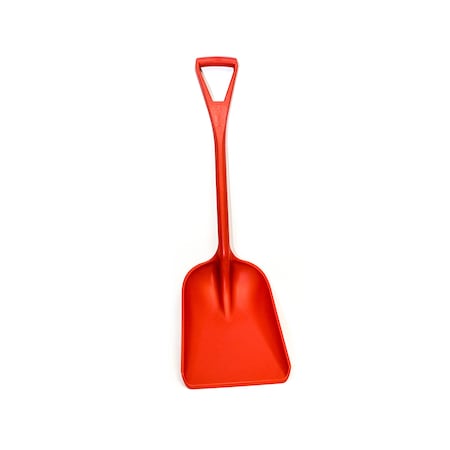 Malish Sanitary Shovel, Polypropylene Blade, 42 in L Red Polypropylene ...
