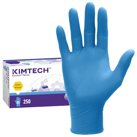 KIMTECH Blue, XS, 3.2 mil, Nitrile Powder-Free, Disposable Gloves ...