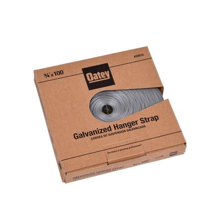 Oatey Hanger Strap, Galv Display, 3/4"x100ft. 33889 | Zoro