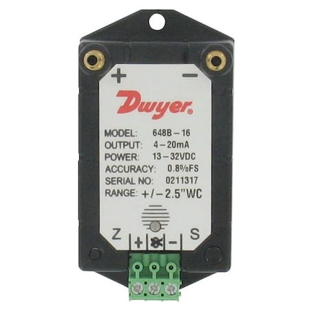 Dwyer Instruments 647-4 Wet/Wet Differential Pressure 647-4 | Zoro