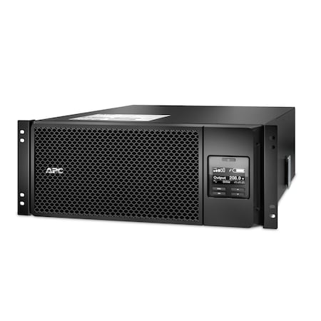 Apc UPS System, 6000VA, Online/Double Conversion, Out: 208/240V AC In ...