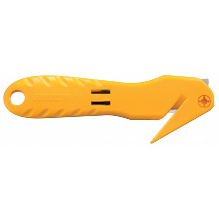 Olfa 6-9/32 in L. Hook-Style Safety Cutter, Fixed Blade, Safety ...