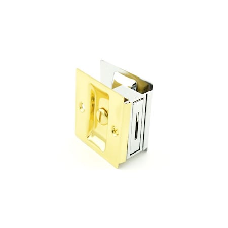 Trimco Privacy Pocket Door Lock Square Cutout for 1-3/8" Thick Door BB ...