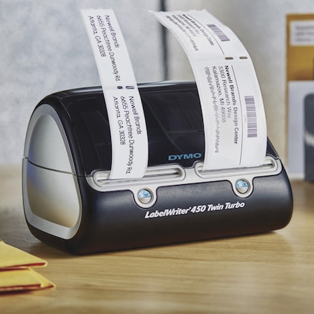 Dymo Label Printer, LabelWriter 450 Twin Turbo, Material: Plastic ...