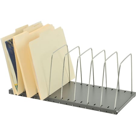 Mmf Industries Adjustable Wire Organizer, 8 Pocket 2649012BK | Zoro