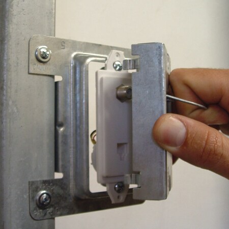 Raco Electrical Box Cover, Square Box Type, 1 Gang, Rectangular ...