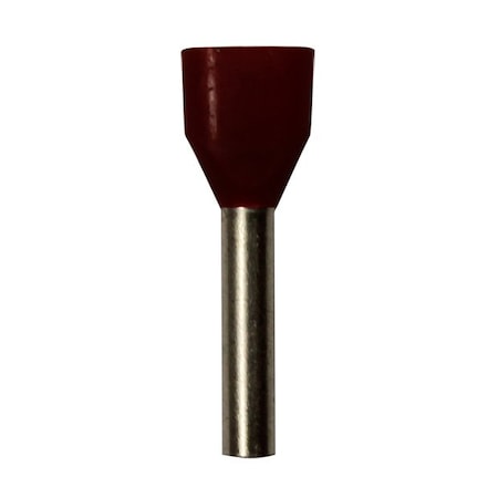 Eclipse Tools Wire Ferrule, Red, Twin, 16 x 2 AWG, PK500 701-143 | Zoro