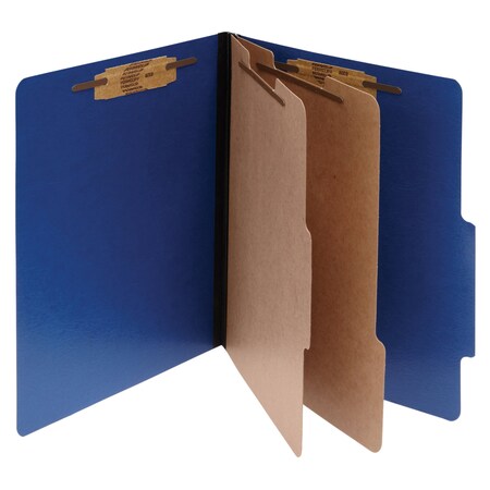 Acco ColorLife 6 Part Folder, Dark Blue, PK10 A7015663 | Zoro