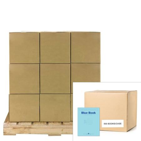 Roaring Spring Pallet of Exam Books, 11"x8.5", 8 shts/16 pg of 15 ...