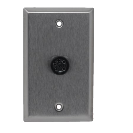 Crest Healthcare Zenith 6-Pin Type Receptacle, Mounted On 78-S6SP | Zoro