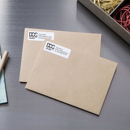 Avery High Gloss Clear Mailing Labels, 1500 6524 | Zoro