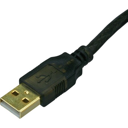 Monoprice USB2.0 Active Ext.Cable, 32ft.L, Blk 6149 | Zoro